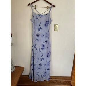 Studio Y | Dresses | Vintage Y2k 9s Studio Y Blue Floral Long Dress ...
